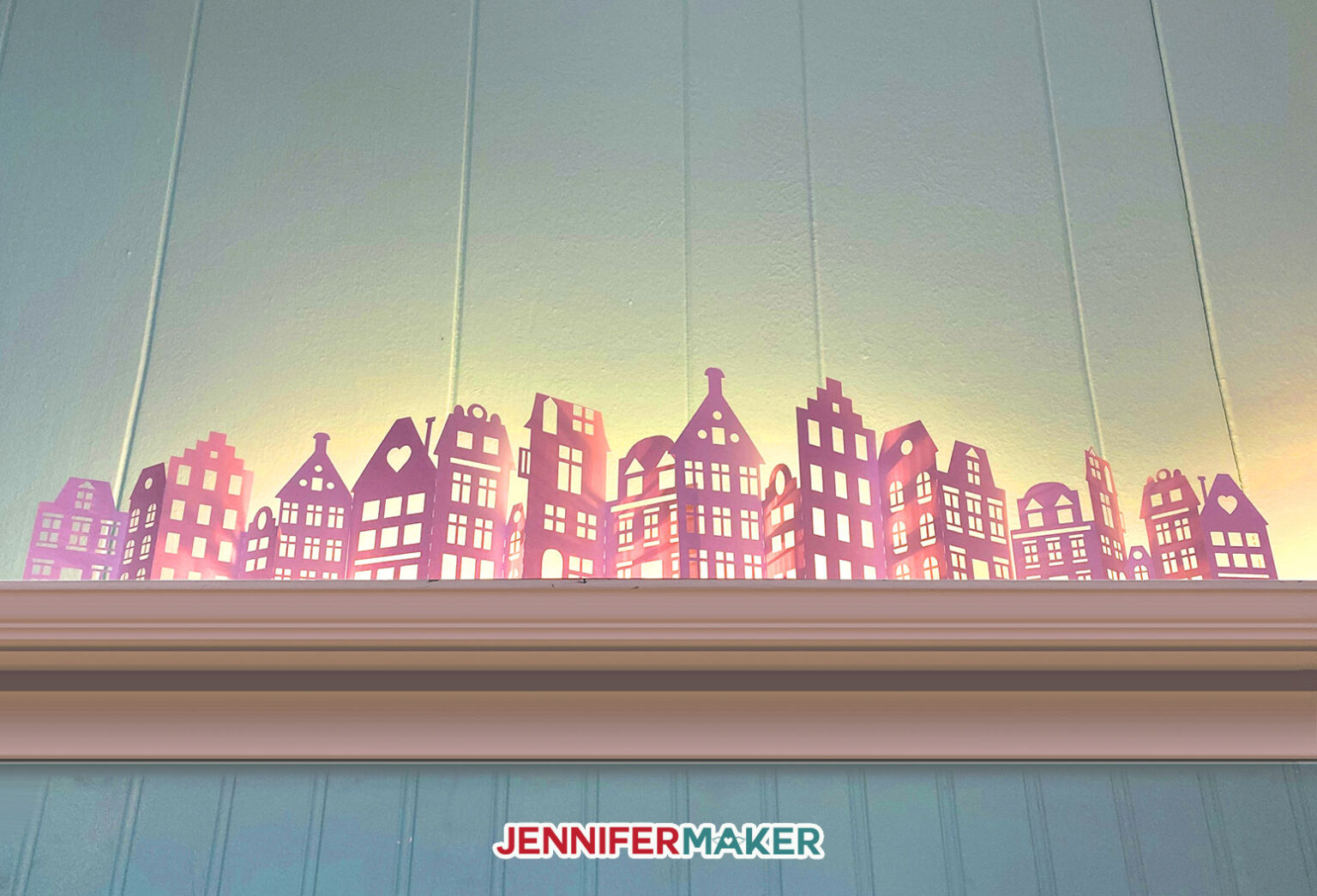 Easy Paper Villages to Cheer Up Your Room - Jennifer Maker