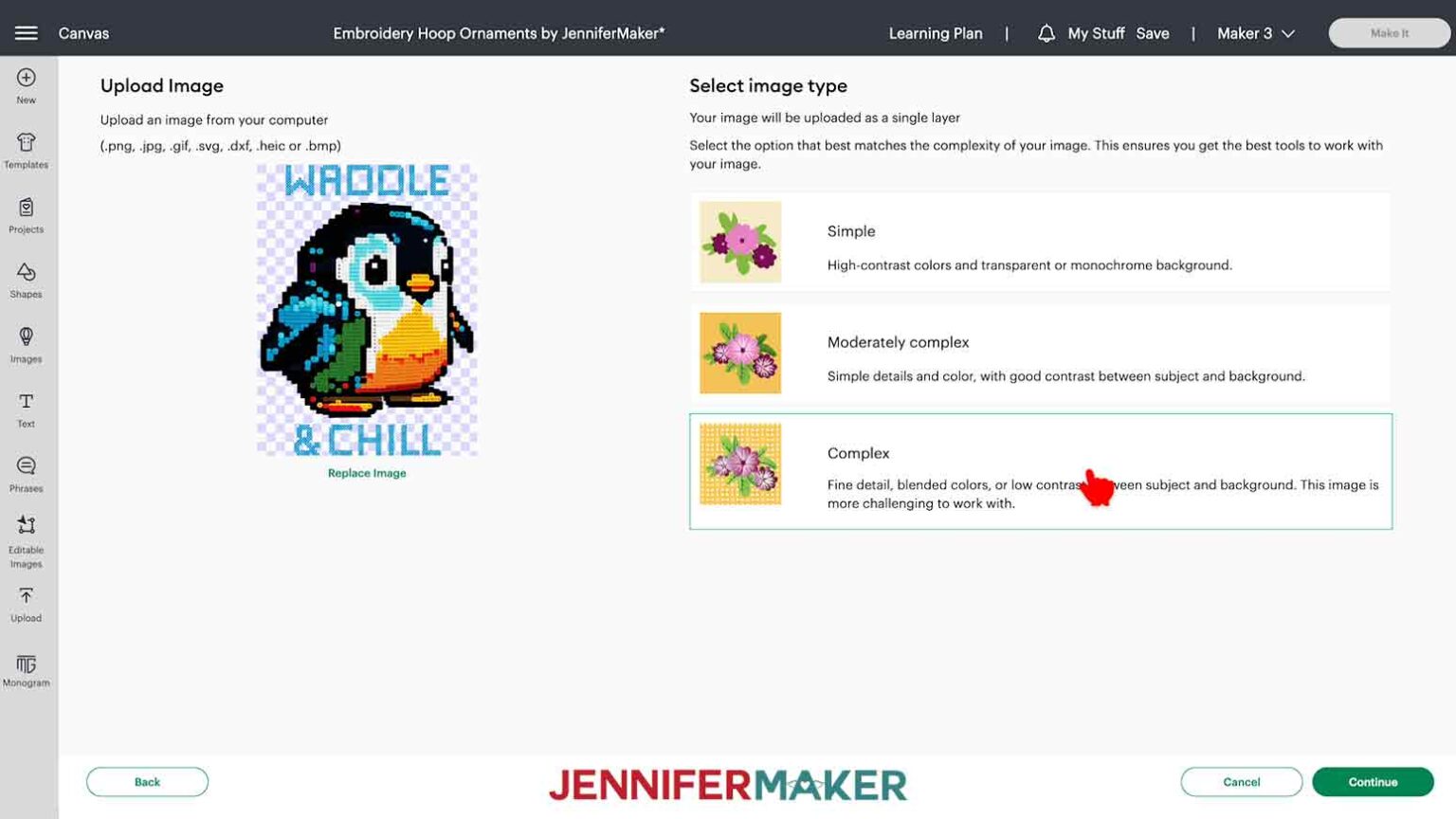 Embroidery Hoop Ornaments - Jennifer Maker