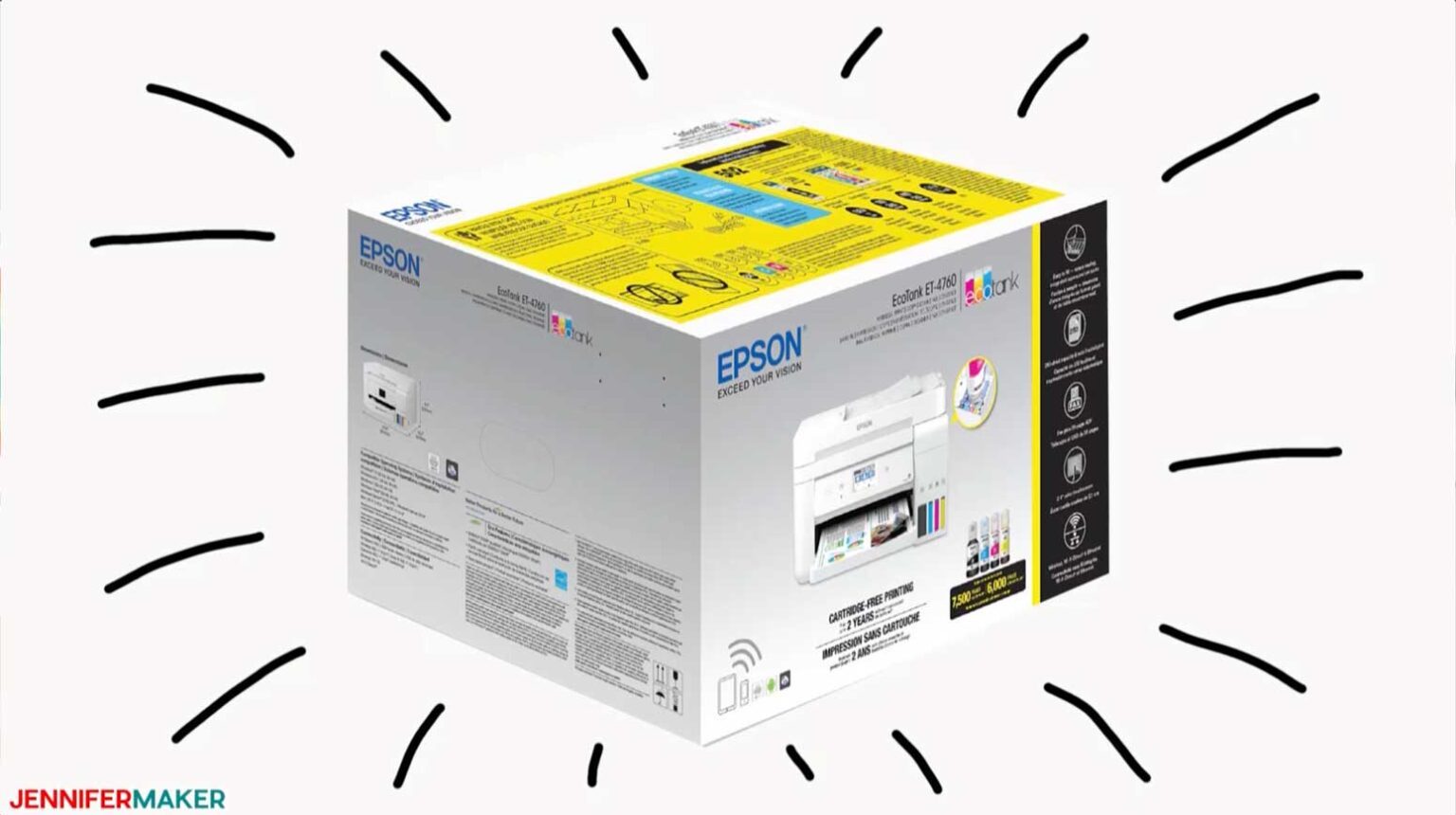 What Epson Printer for Sublimation I Recommend, and Why! - Jennifer Maker