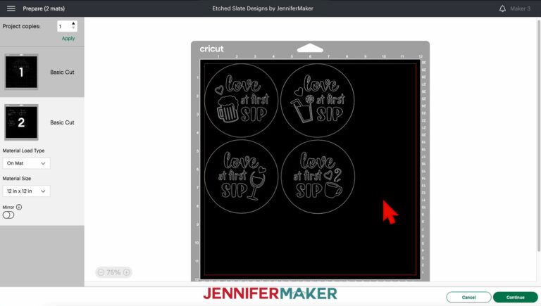 How to Etch Slate: Make a Cheeseboard & Coasters! - Jennifer Maker