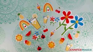 Happy Summer Magnets for Your Fridge (Cutest Designs Ever!) - Jennifer ...