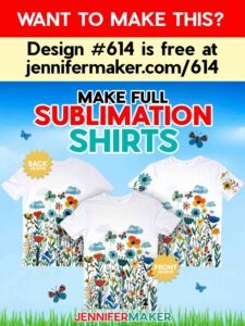 How To Make Full Sublimation Shirts With All Over Designs - Jennifer Maker