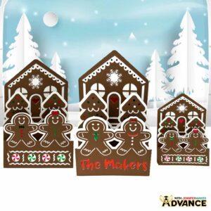 This Easy Gingerbread House Pop-Up Card Is 3D Fun! - Jennifer Maker