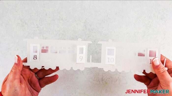 Holiday Paper Train Countdown: Easy Christmas Papercraft - Jennifer Maker