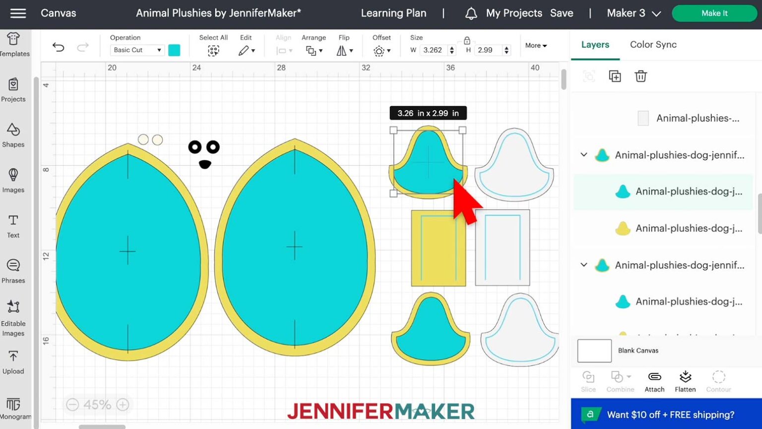 How to Make a Plushie: Quick and Easy with Cricut! - Jennifer Maker