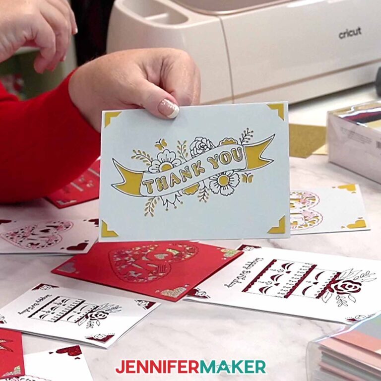 How to Make Insert Cards with Cricut, the Easy Way! - Jennifer Maker