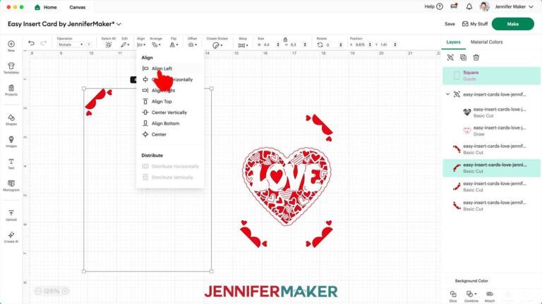 How to Make Insert Cards with Cricut, the Easy Way! - Jennifer Maker