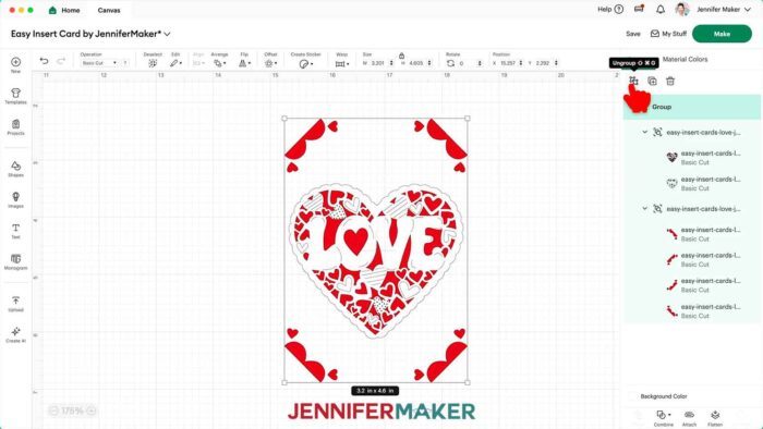 How to Make Insert Cards with Cricut, the Easy Way! - Jennifer Maker
