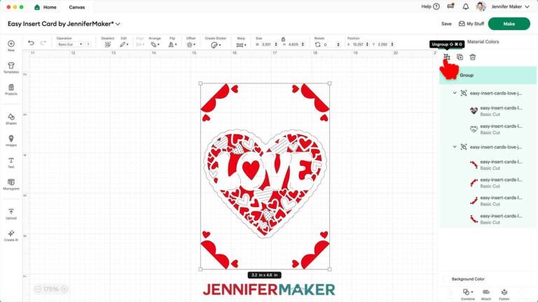 How to Make Insert Cards with Cricut, the Easy Way! - Jennifer Maker