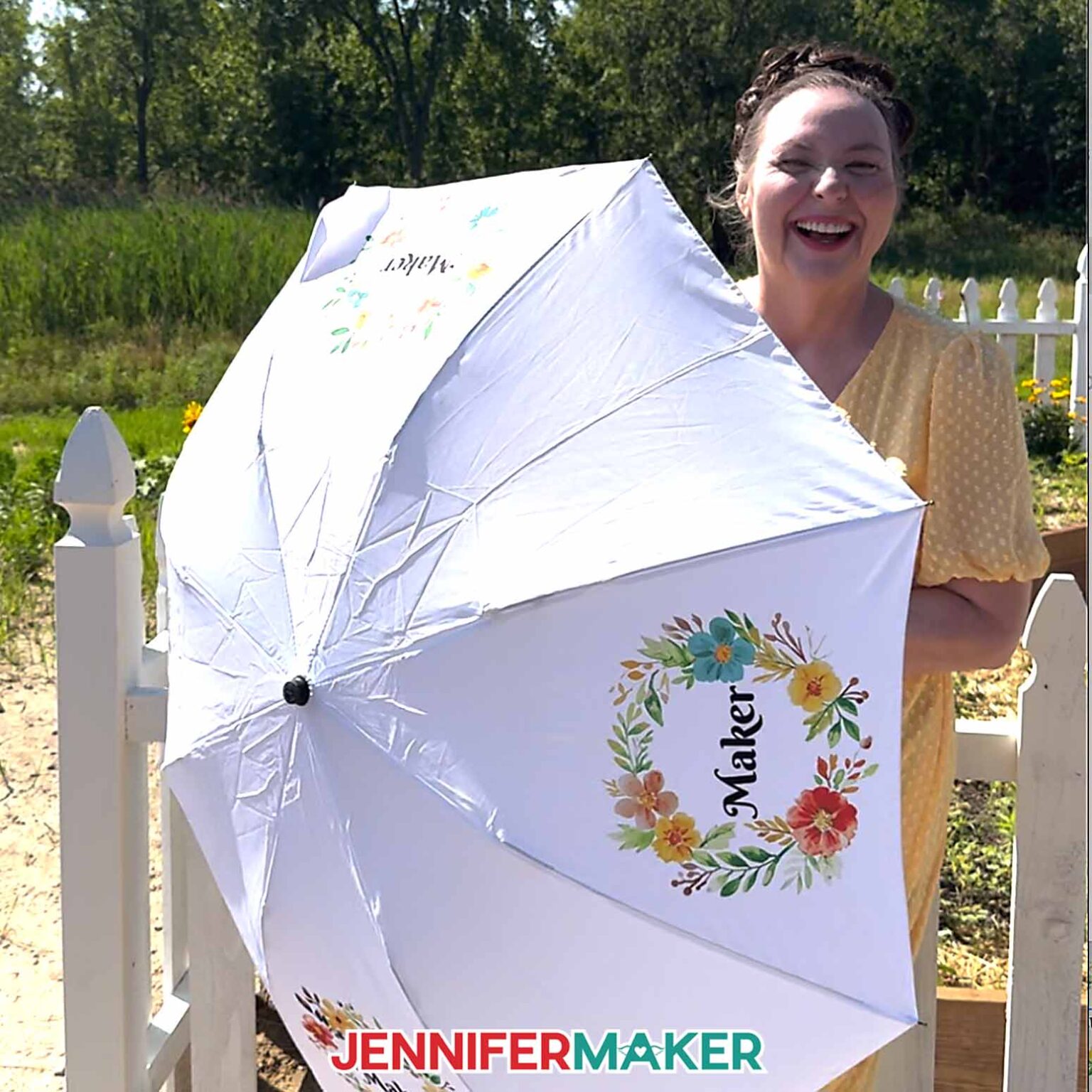 How To Sublimate An Umbrella: Tips For Curved Sublimation - Jennifer Maker