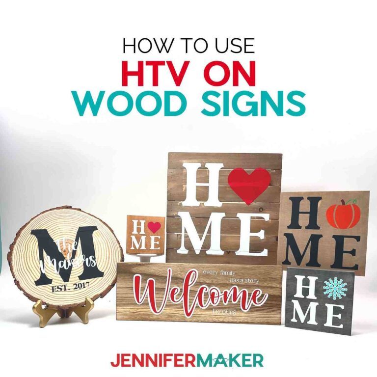 How to Put HTV on Wood Signs for Faster, Easier, One-of-a-Kind Signs ...