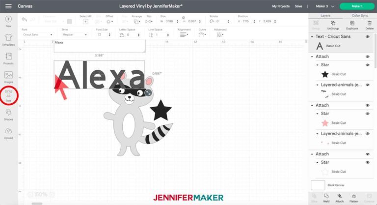 How To Layer Vinyl - Jennifer Maker