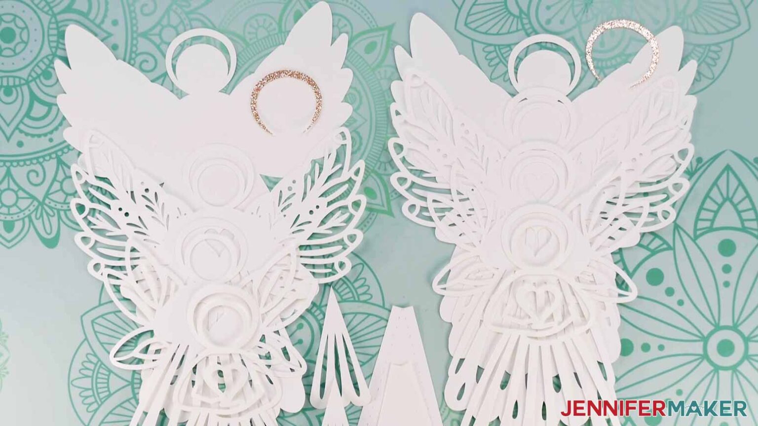 3D Light Up Angel: Make Ornaments or Tree Toppers! - Jennifer Maker