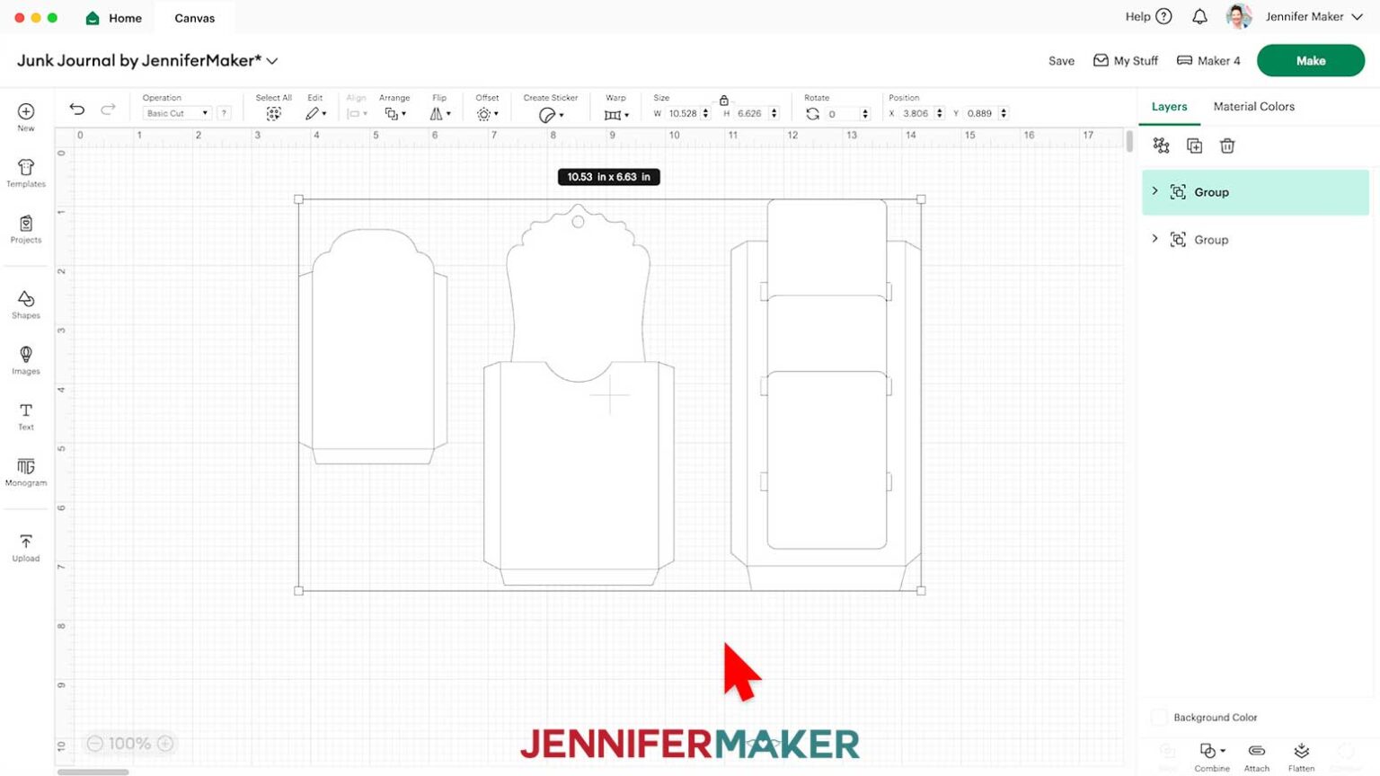 Make Junk Journals - ADVANCE - Jennifer Maker