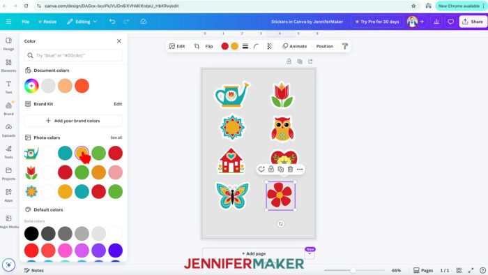 How to Make Stickers in Canva: It's Free and Easy! - Jennifer Maker