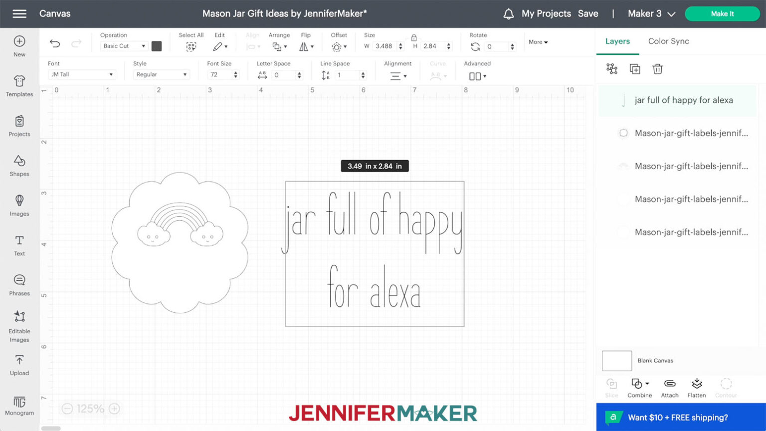 Mason Jar Gift Ideas With Custom Labels - Jennifer Maker
