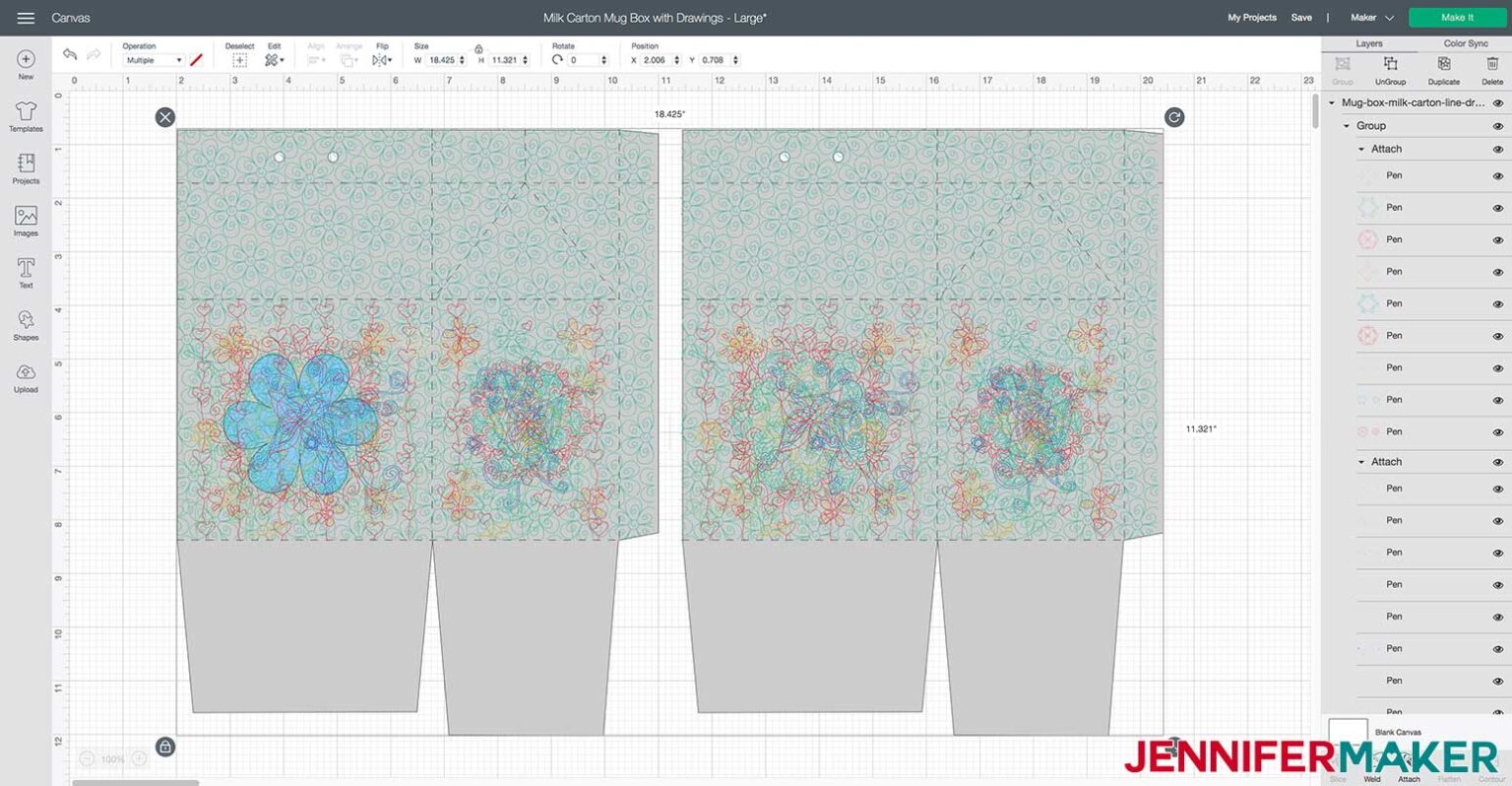 DIY Mug Gift Boxes: Cute Designs for Cricut Mugs - Jennifer Maker