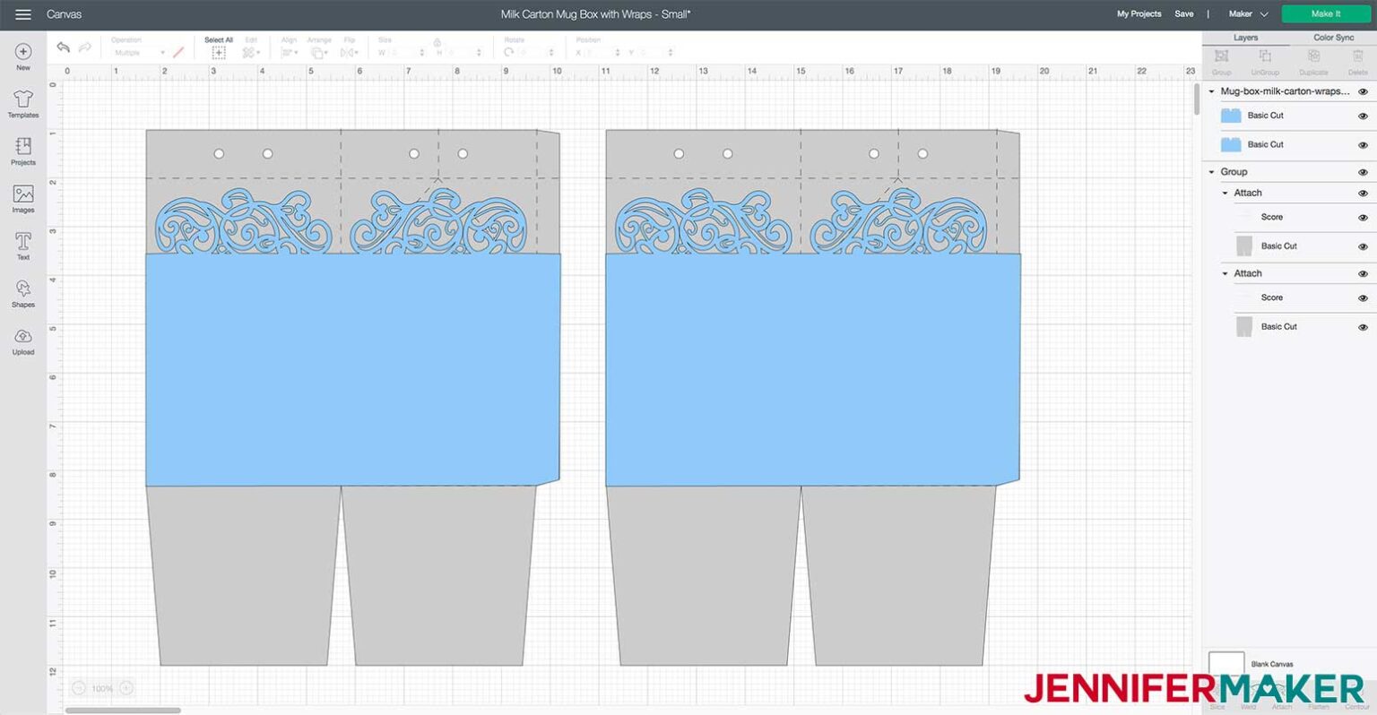 DIY Mug Gift Boxes: Cute Designs for Cricut Mugs - Jennifer Maker