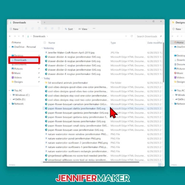 How To Organize SVG and PNG Files (And More!) - Jennifer Maker