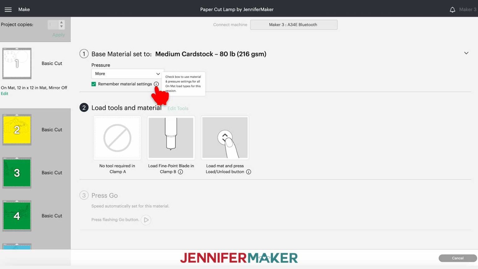 Paper Cut Lamp - Free Design and Tips! - Jennifer Maker