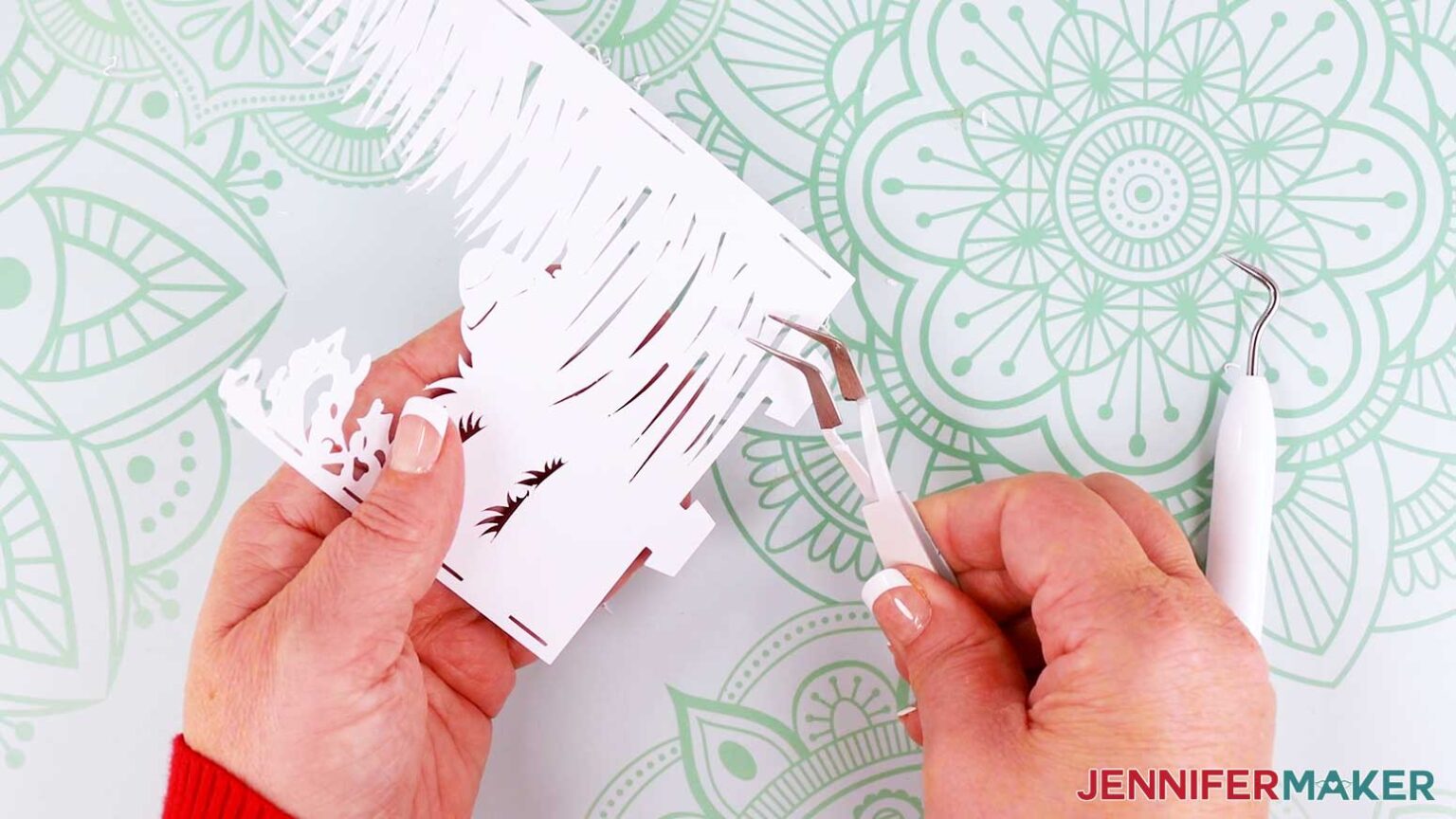 Paper Cut Lamp - Free Design and Tips! - Jennifer Maker