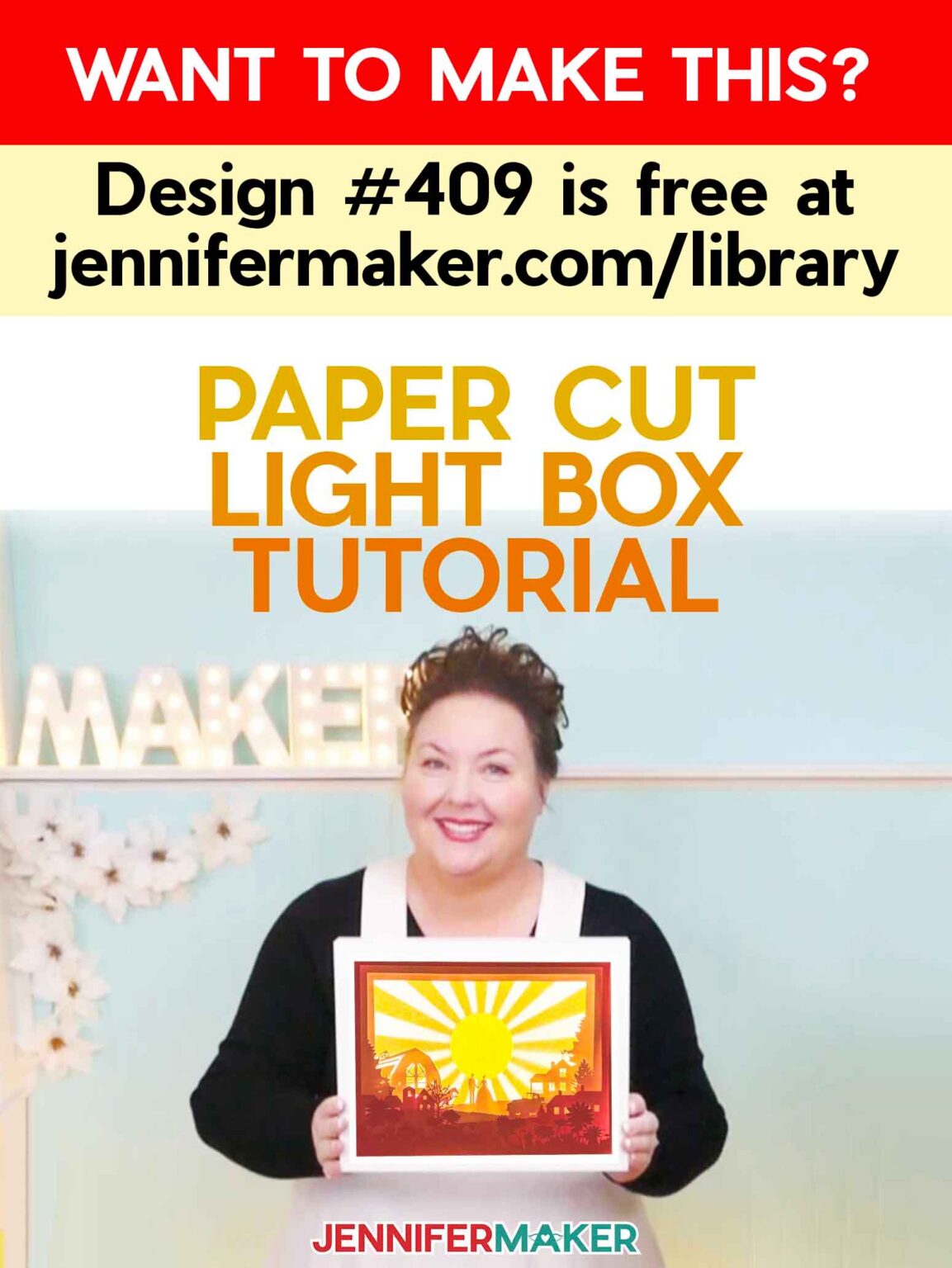 Paper Cut Light Box Tutorial to Make Your Own! - Jennifer Maker