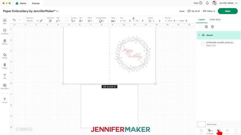 Paper Embroidery Cards: Free Hand Embroidered Card Patterns! - Jennifer ...