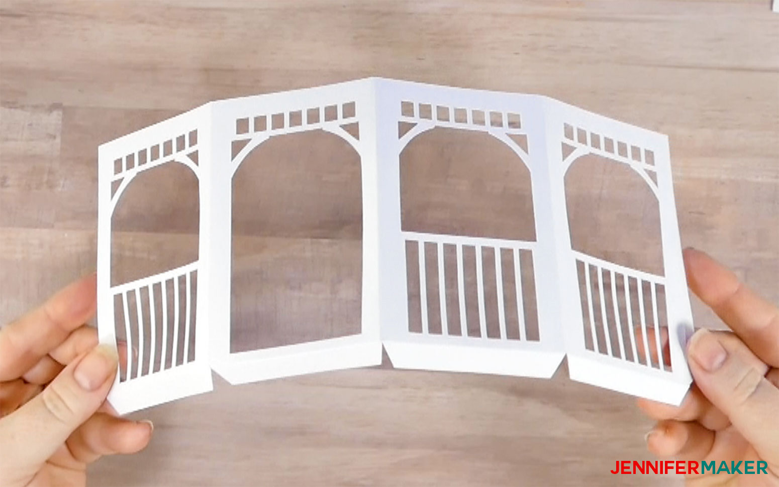 Paper Gazebo Luminary for Moms and Brides - Jennifer Maker