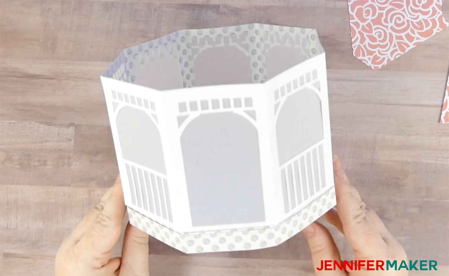 Paper Gazebo Luminary for Moms and Brides - Jennifer Maker