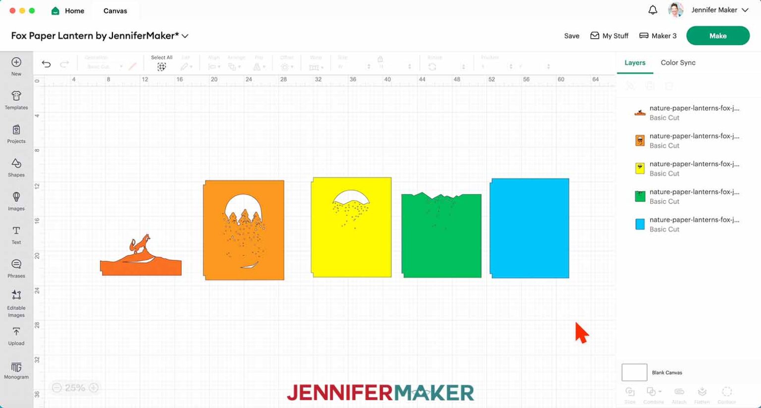 Make Round Layered Paper Lanterns With Lights - Jennifer Maker