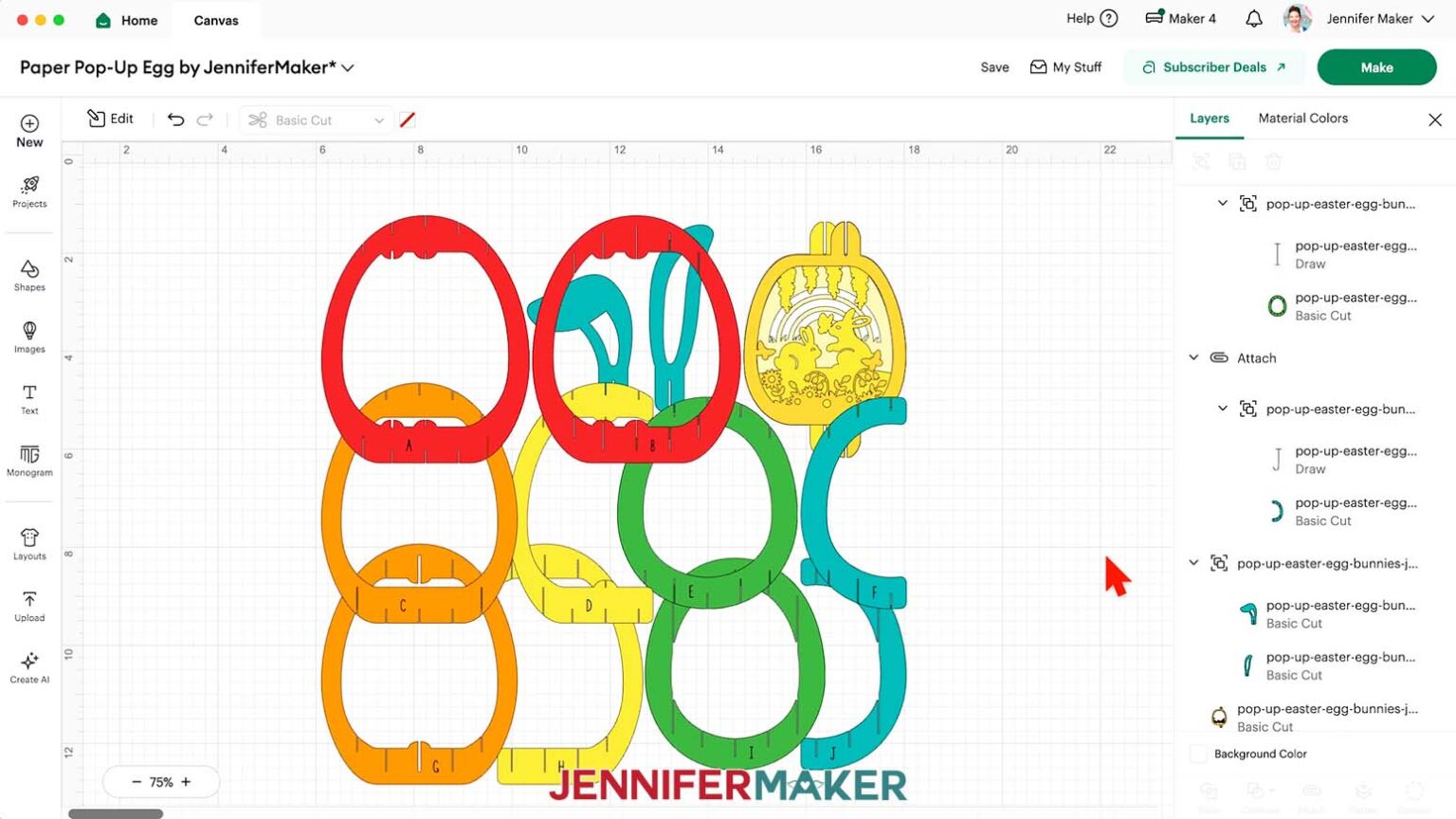 3D Paper Pop Up Easter Egg: Craft An Easy Surprise - Jennifer Maker