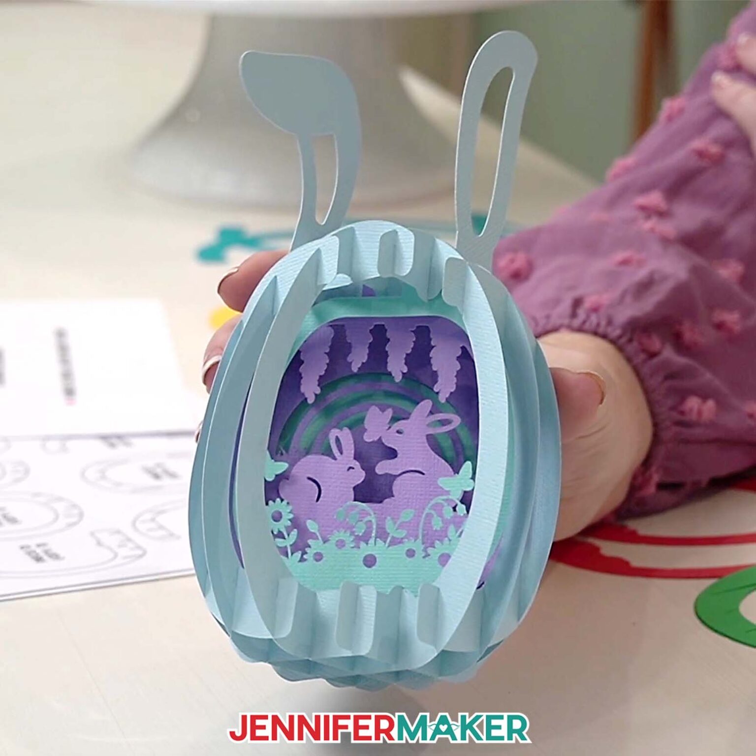3D Paper Pop Up Easter Egg: Craft An Easy Surprise - Jennifer Maker