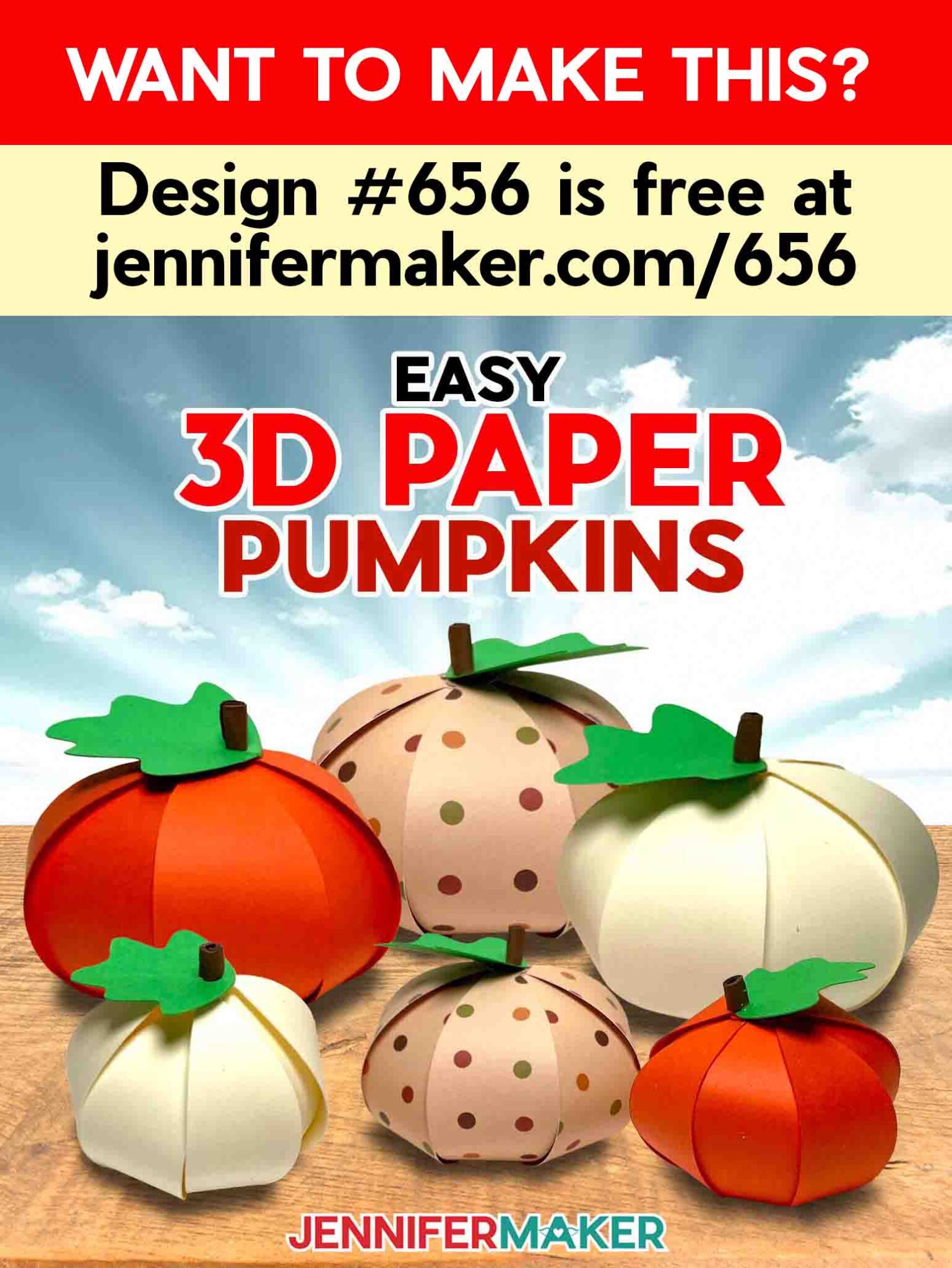 How to Make an Easy Paper Pumpkin Craft for Fall! - Jennifer Maker
