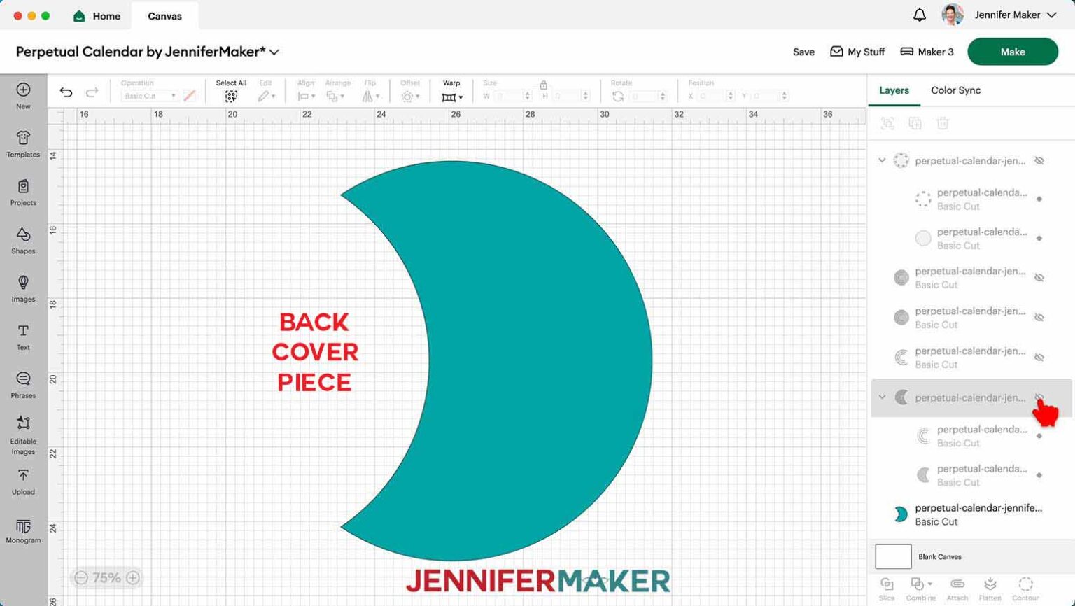 Make A Perpetual Calendar To Use Year After Year! - Jennifer Maker
