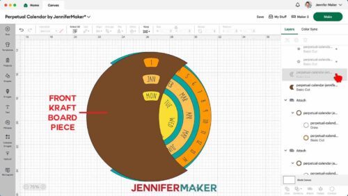 Make A Perpetual Calendar To Use Year After Year! - Jennifer Maker