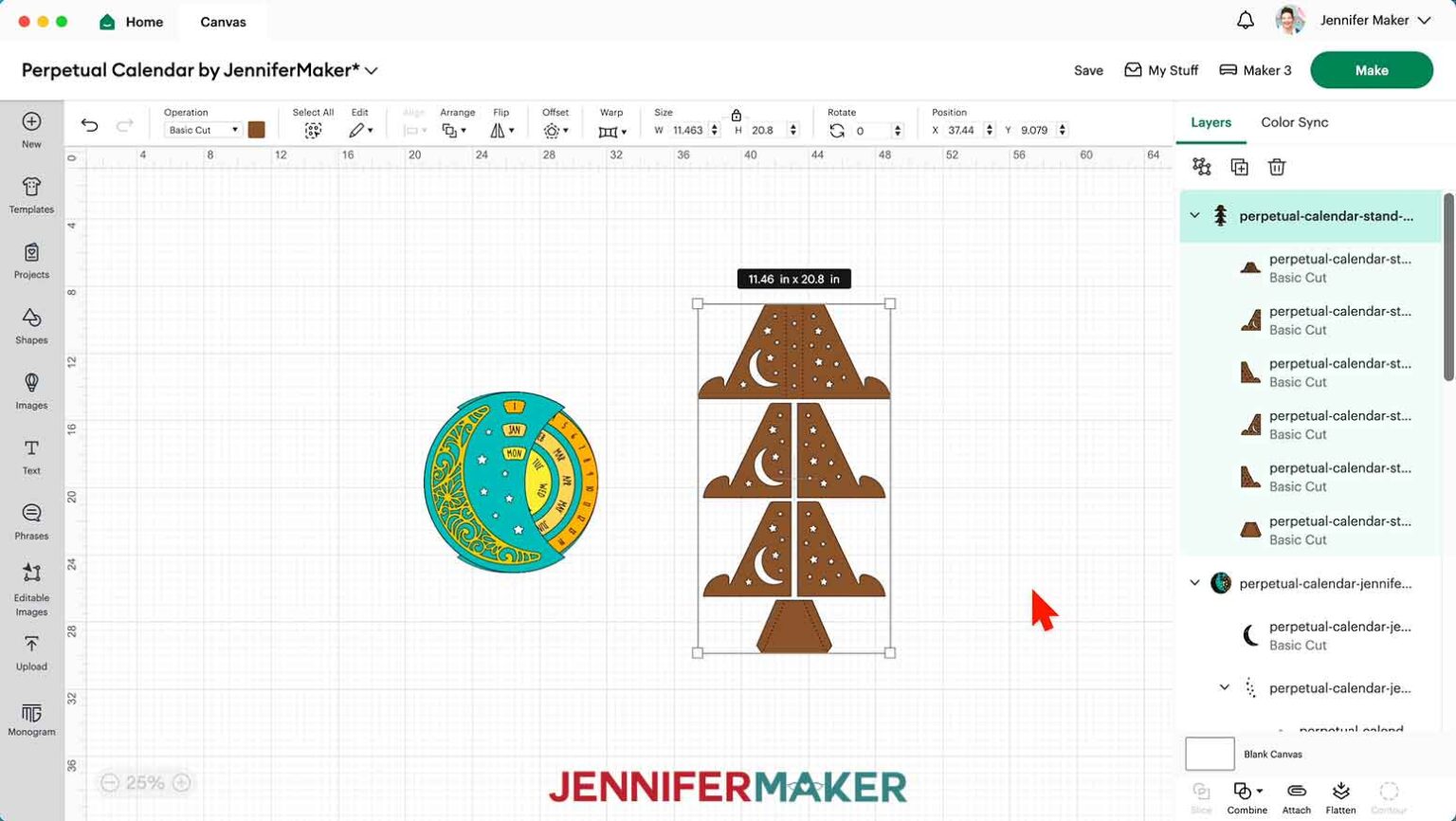 Make A Perpetual Calendar To Use Year After Year! - Jennifer Maker