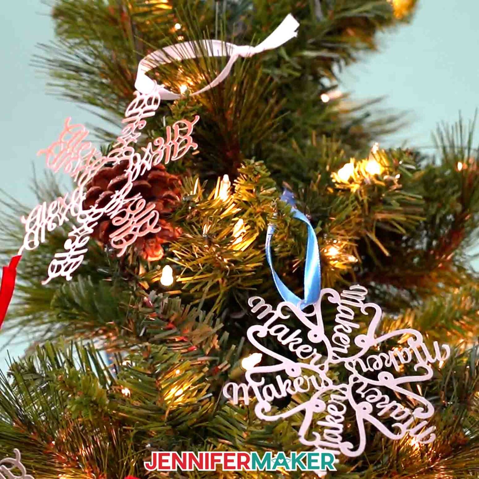 How To Make A Personalized Snowflake Ornament With Cricut - Jennifer Maker