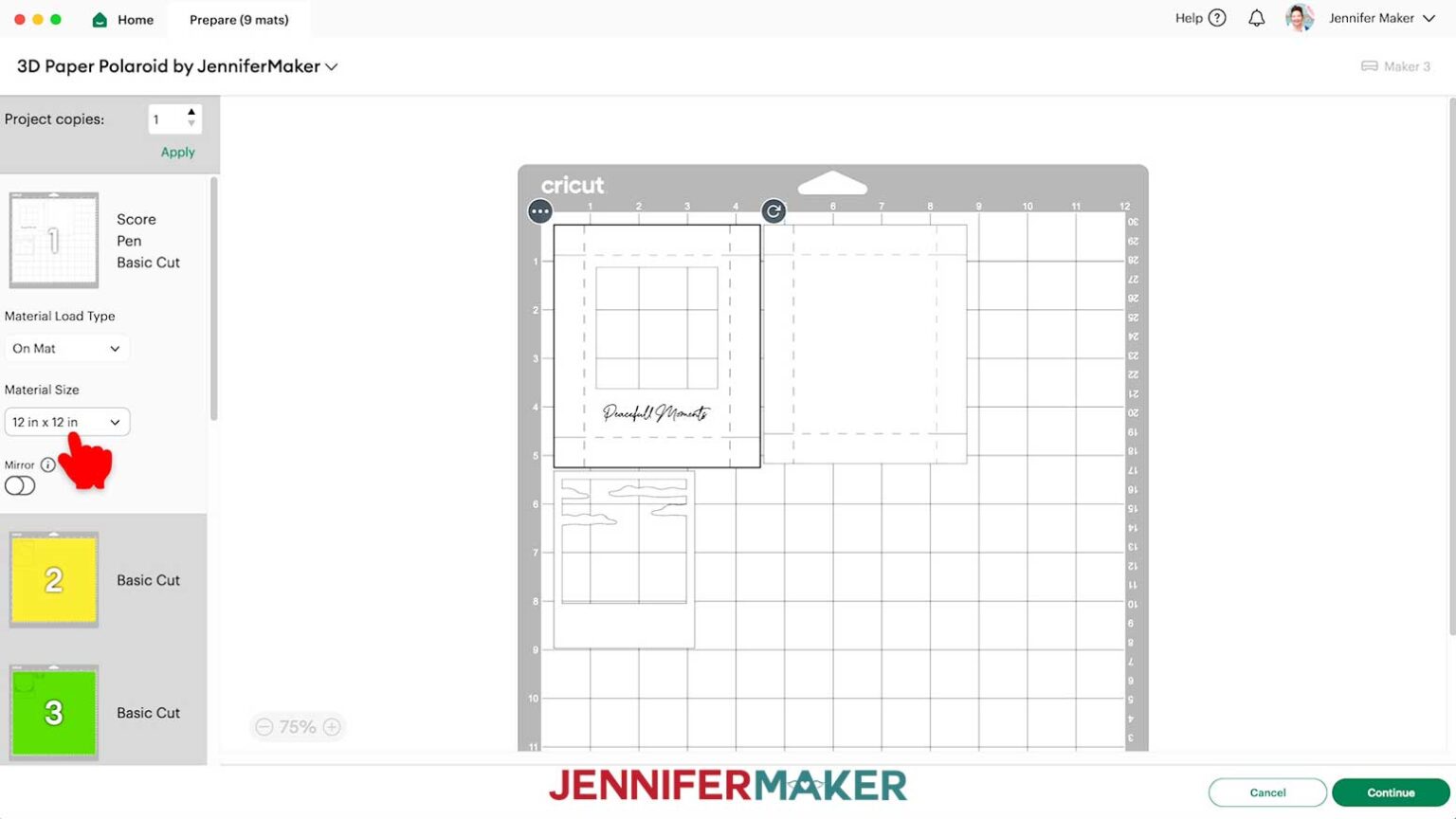 Polaroid Shadow Box - Jennifer Maker