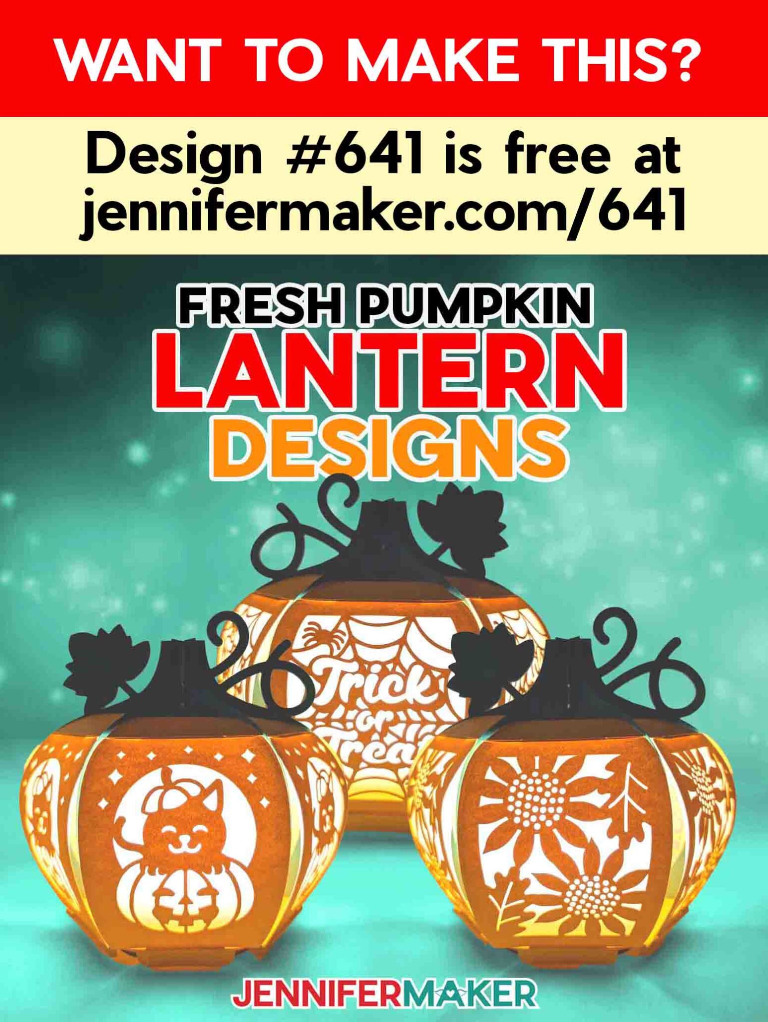 Fresh Pumpkin Lantern Designs for Fall: Free No-Carve Ideas! - Jennifer ...