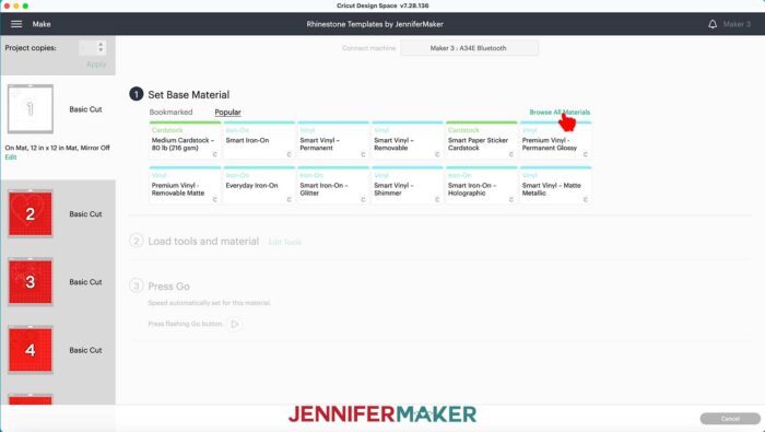 You Can Make Rhinestone Templates with Cricut! - Jennifer Maker