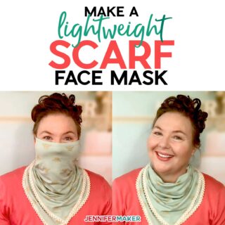 Scarf Face Mask Pattern - Pretty & Stylish! - Jennifer Maker