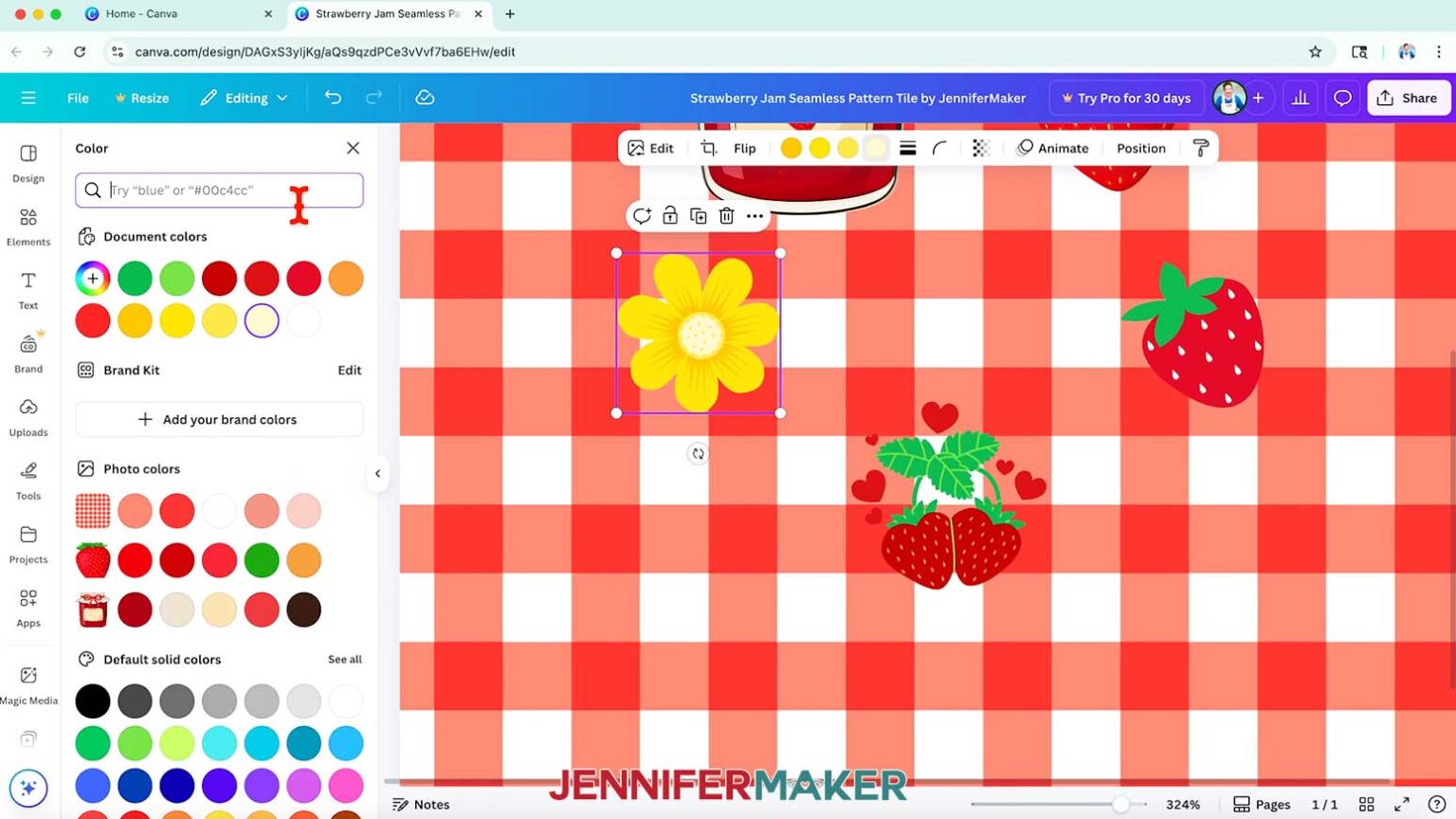 Seamless Patterns In Canva - Jennifer Maker