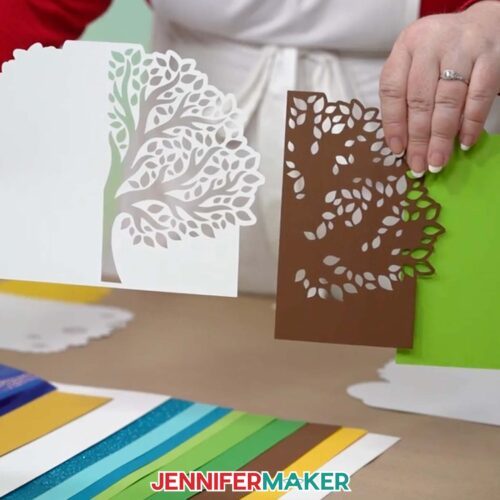 Shaped Edge Cards: Made EASY with a Cricut! - Jennifer Maker