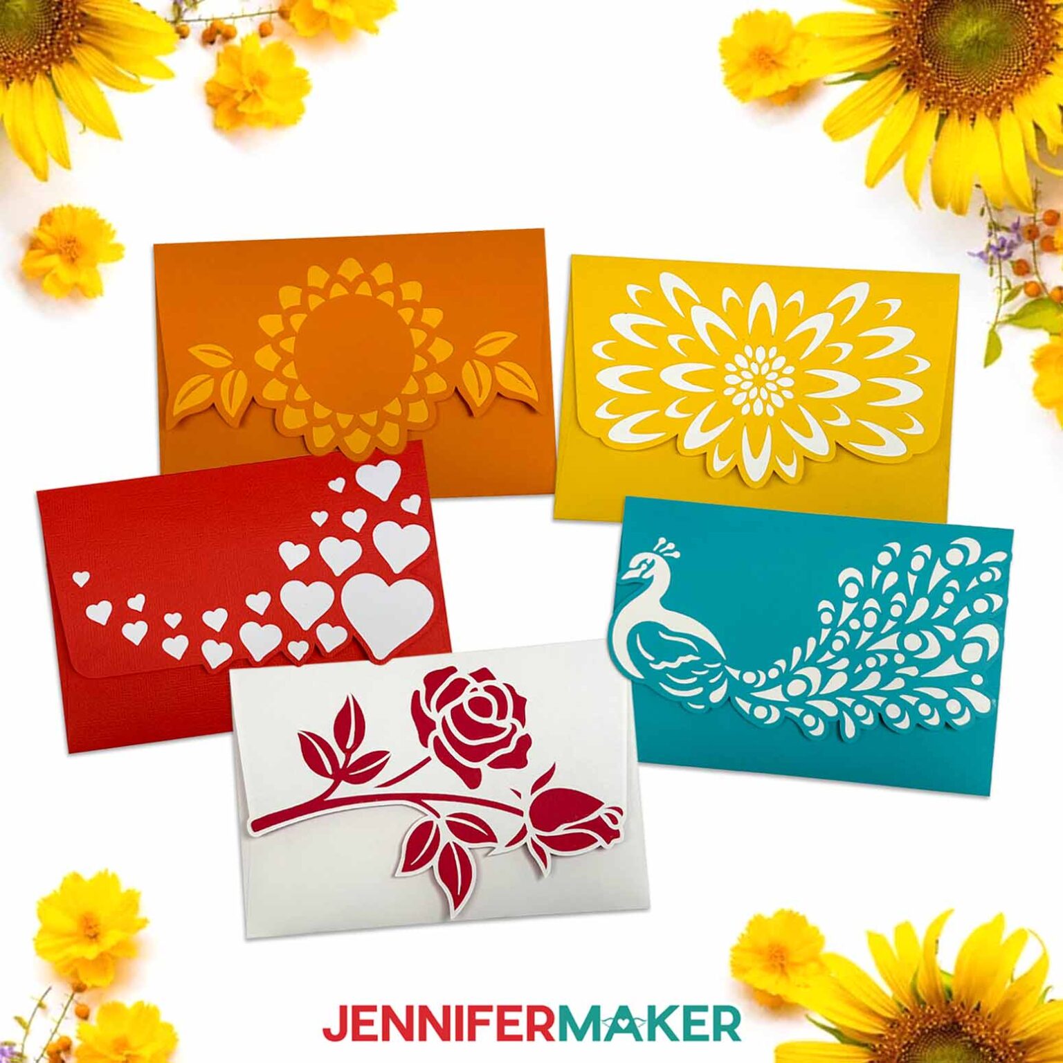 Shaped Edge Envelopes: Send A Handmade Card In Style! - Jennifer Maker