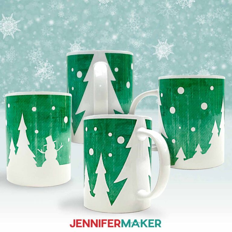Make An EASY Shaped Edge Mug With Infusible Ink - Jennifer Maker