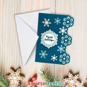 How To Make Easy Side Edge Cards With Design Details - Jennifer Maker