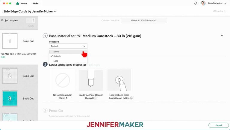 Easy Side Edge Cards With Cricut: New Designs To Make! - Jennifer Maker