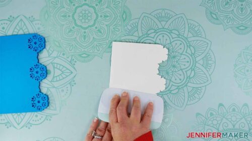 How To Make Easy Side Edge Cards With Design Details - Jennifer Maker