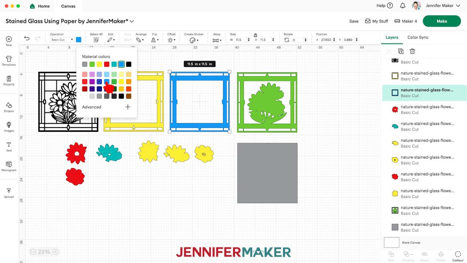 Make Stained Glass Using Paper for Easy Window Art - Jennifer Maker