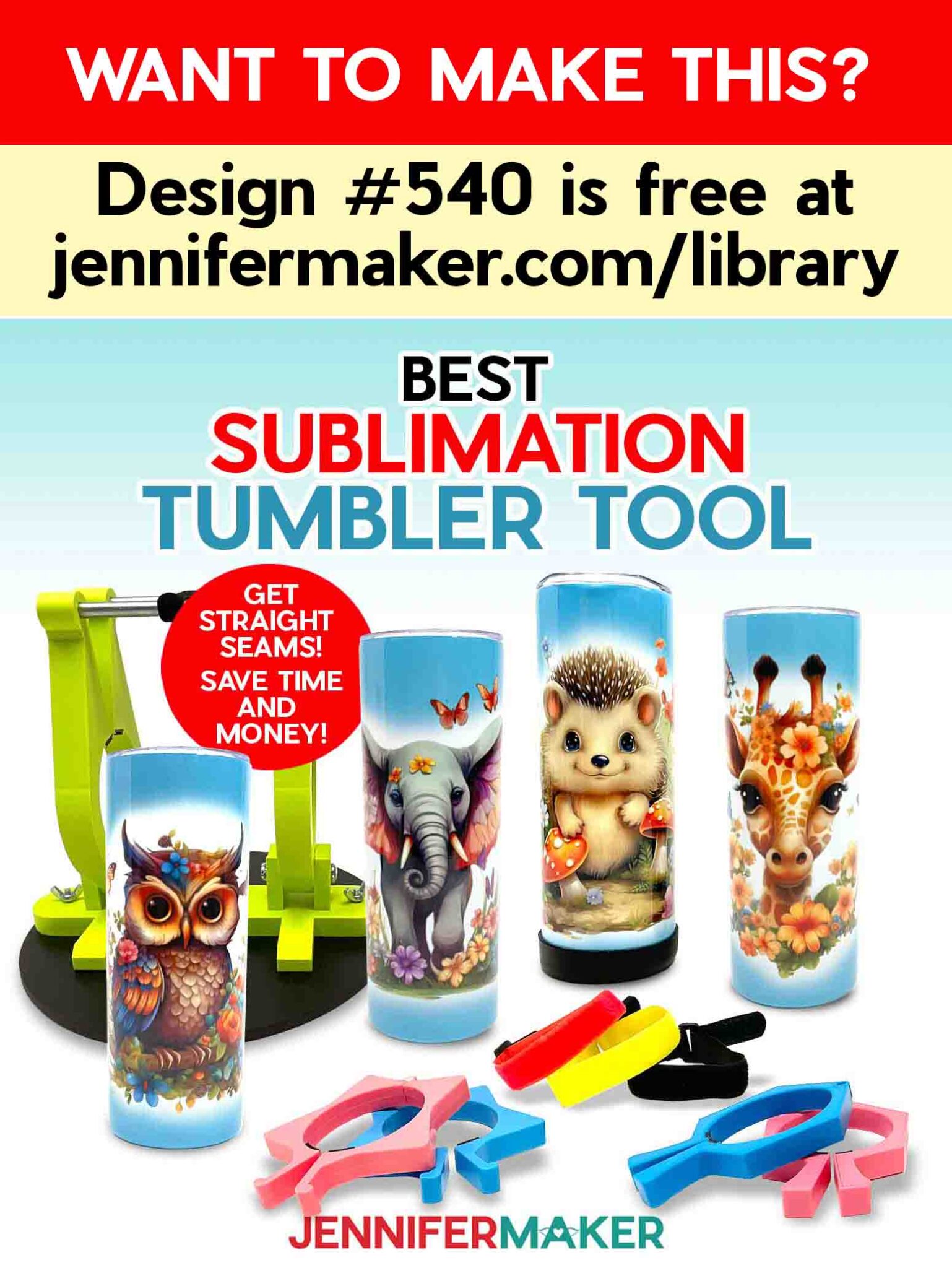 Best Sublimation Tumbler Tools For Better Seams! - Jennifer Maker